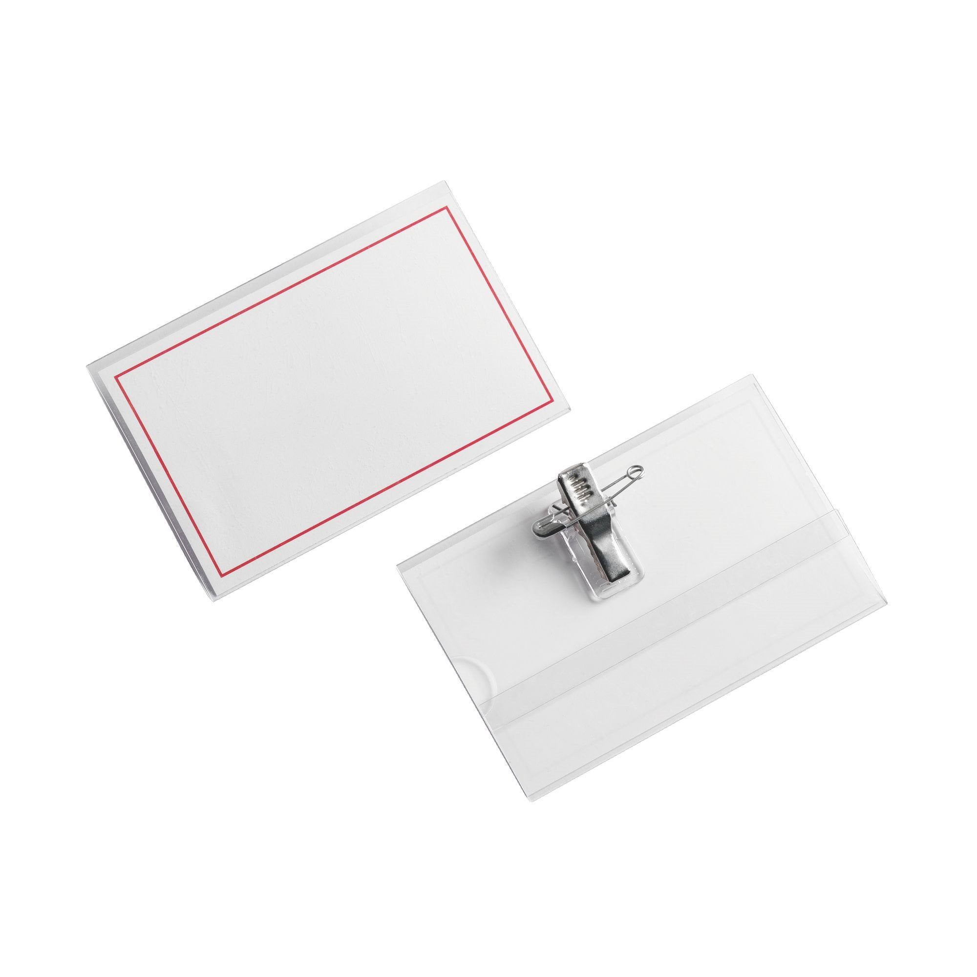 Badge à pince et épingle 54 x 90 mm – Sadik