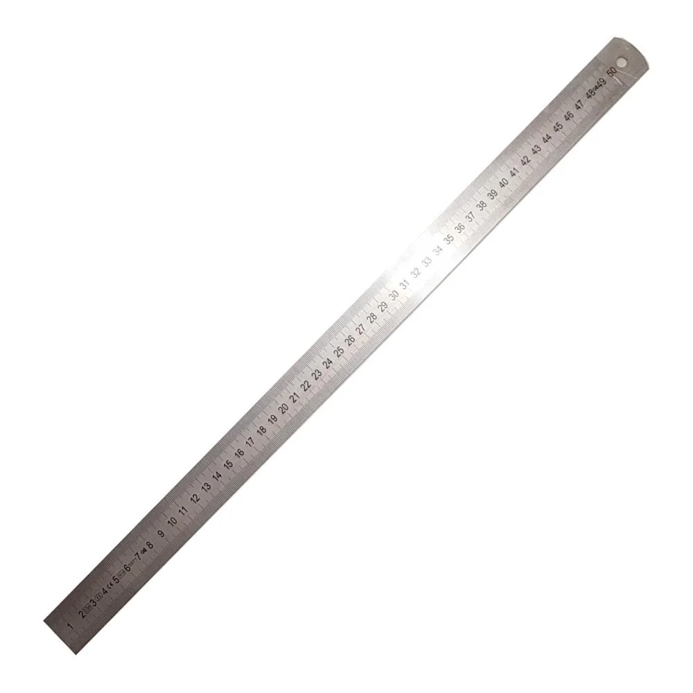 Réglet 2 faces inox semi rigide 50 cm - Sadik